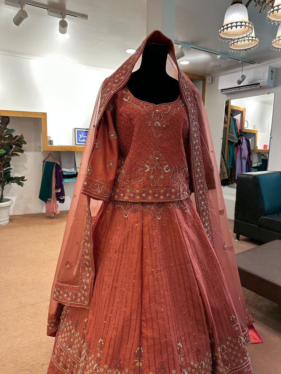 Handwork Bridal lehanga – Pastau