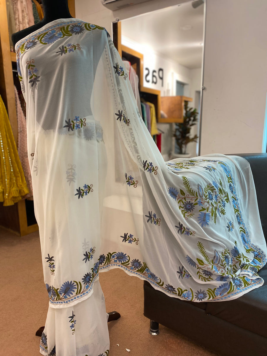 Kashmiri saree SR013 – Pastau